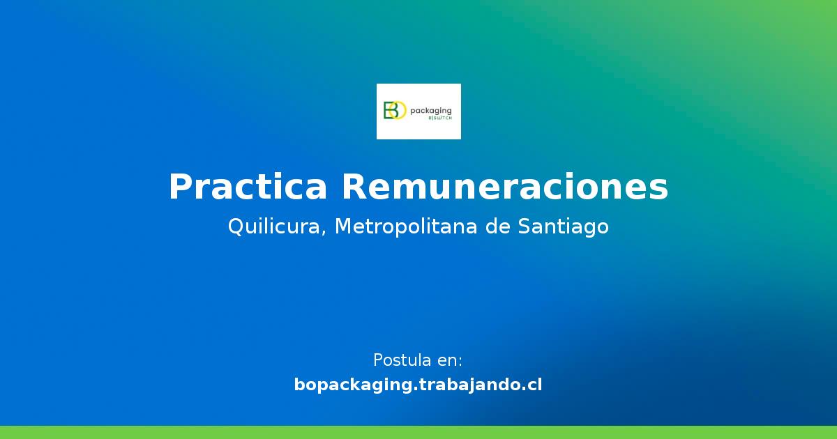 Practica Remuneraciones - Trabajando.com