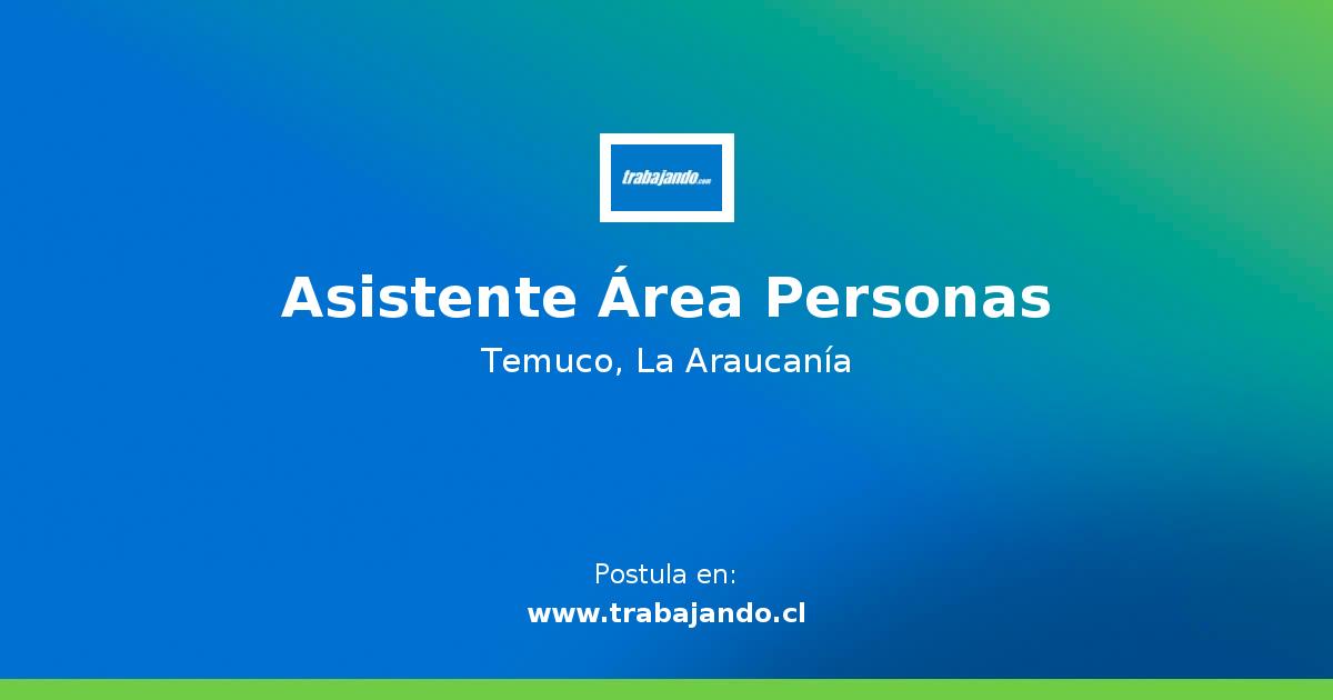 Asistente Área Personas - Trabajando.com